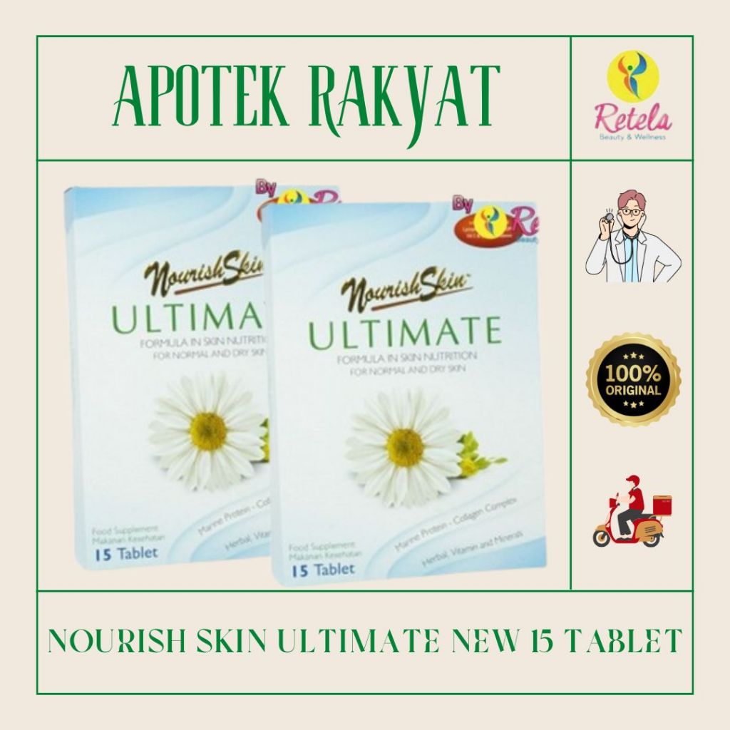 Jual NOURISH SKIN ULTIMATE NEW 15 TABLET | Shopee Indonesia