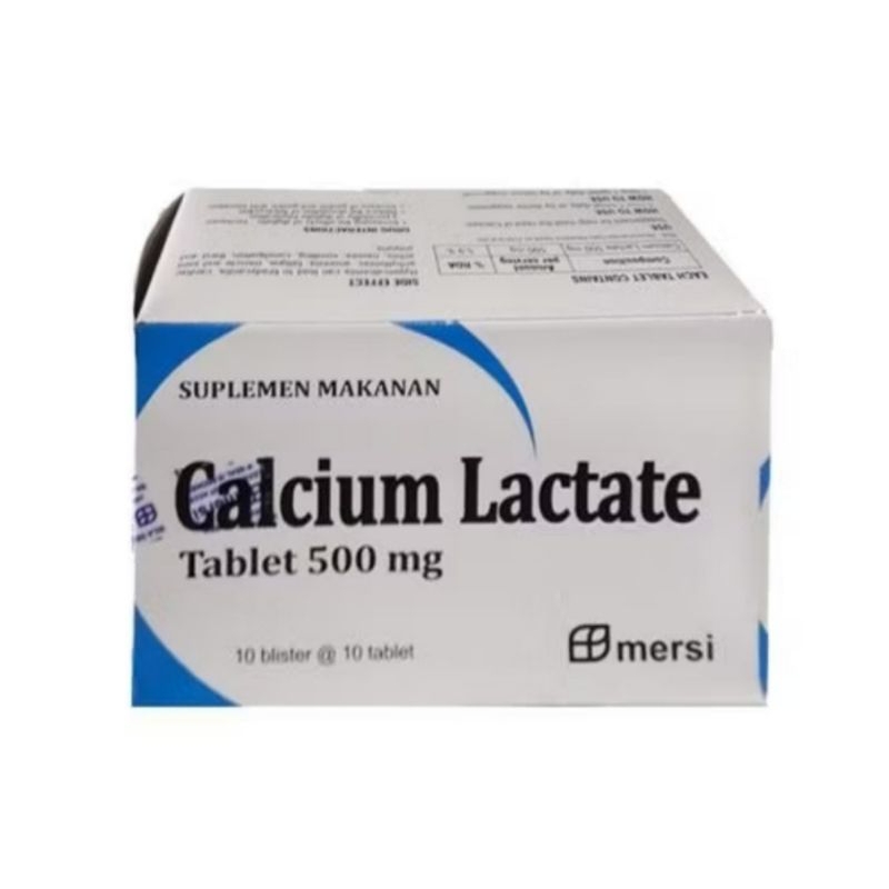 Jual Calcium Lacta tablet 500mg per 1 setrip vitamin untuk tulang dan ...