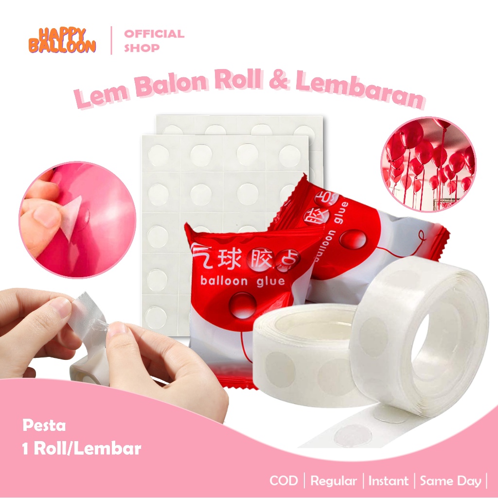 Jual HappyBalloon Lem Balon / Perekat Lem di dinding | Shopee Indonesia