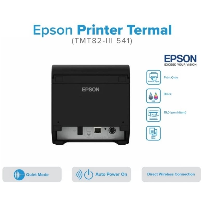 Jual Printer Epson POS Thermal TMT82-III 541 Usb serial | Shopee Indonesia
