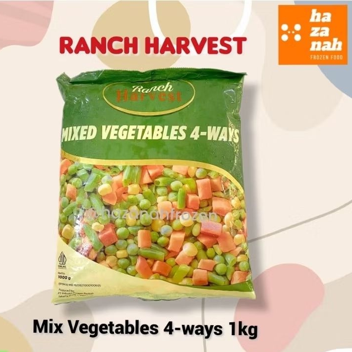 Jual Ranch Harvest Mix Vegetables 1kg | Shopee Indonesia