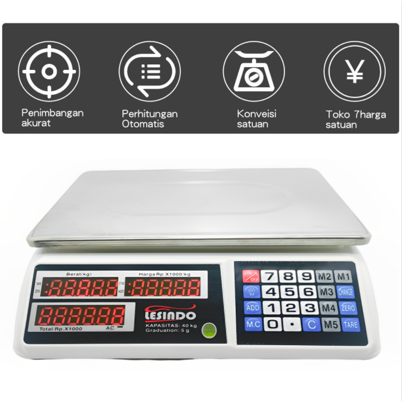 Jual TIMBANGAN DIGITAL 40 KG Timbangan Buah Digital 40kg Digital ...