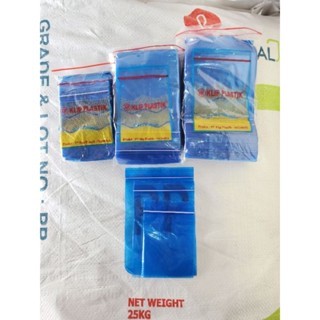 Jual PLASTIK KLIP WARNA BIRU MERK KLIP PLASTIK ukuran 10x7 , 8,7x13 ...