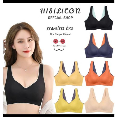 Jual BH SEAMLESS 2025 K3|Bra Seamless Kait Belakang Tanpa Kawat Sport Bra/ BH Zero Feel Bralette ...