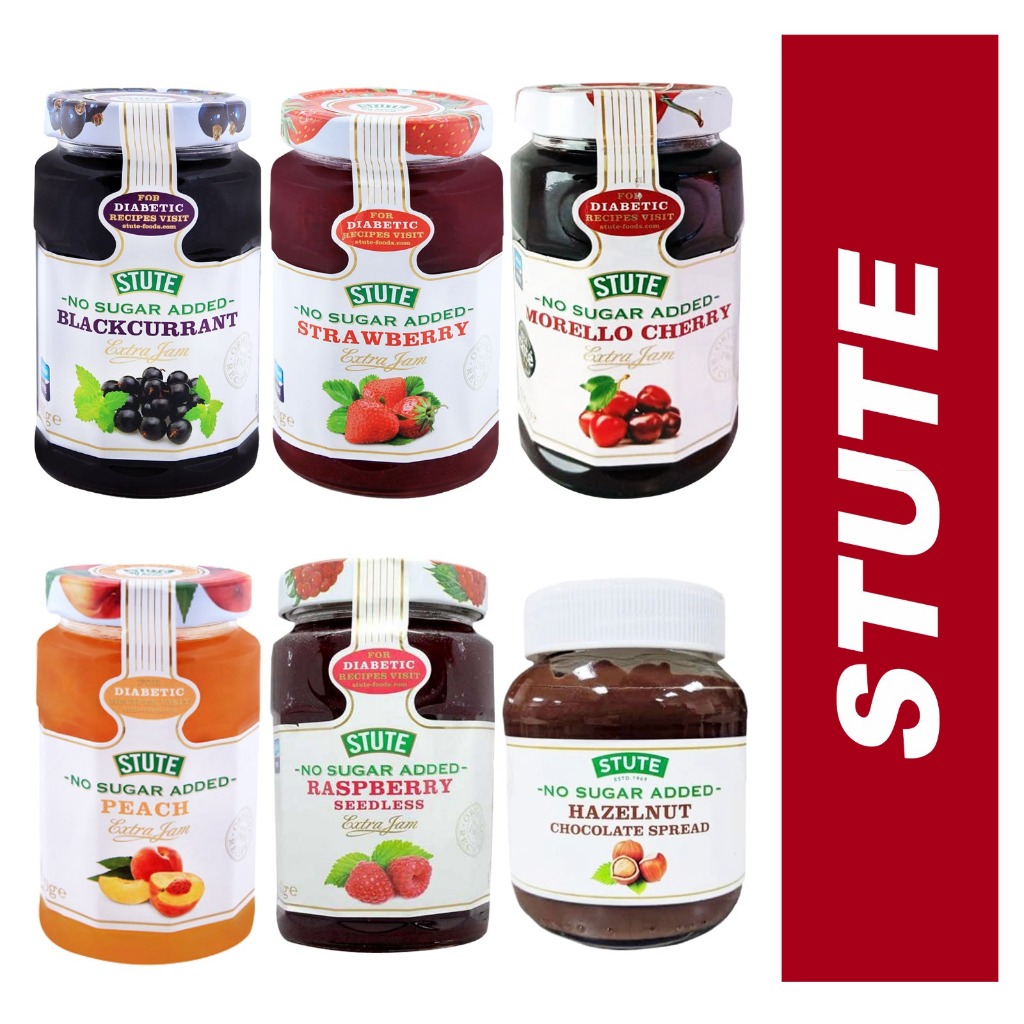 Jual Selai Stute Diabetic Jam No Sugar Added ( Botol Kaca ) PROMO HALAL ...