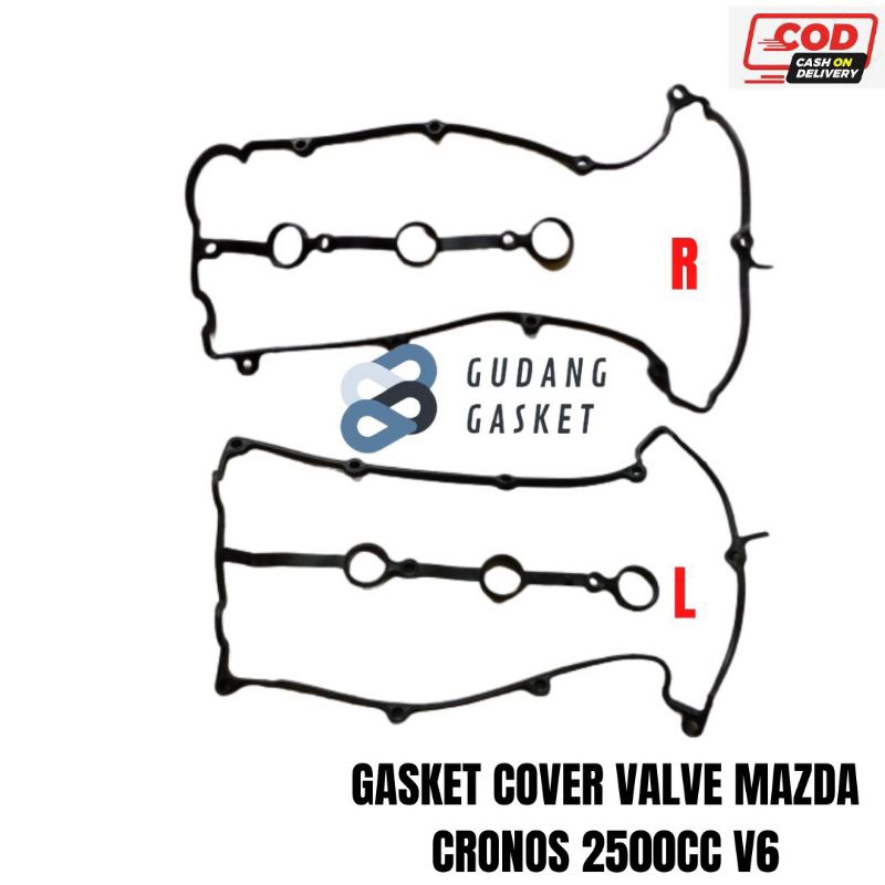 Jual PAKING GASKET COVER VALVE MAZDA CRONOS 2500CC MESIN V6 PACKING DEK ...