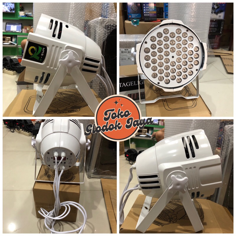 Jual LAMPU PARLED REDSUN RGB FULL COLOUR 54LEDx3W 4LINE (PUTIH ...