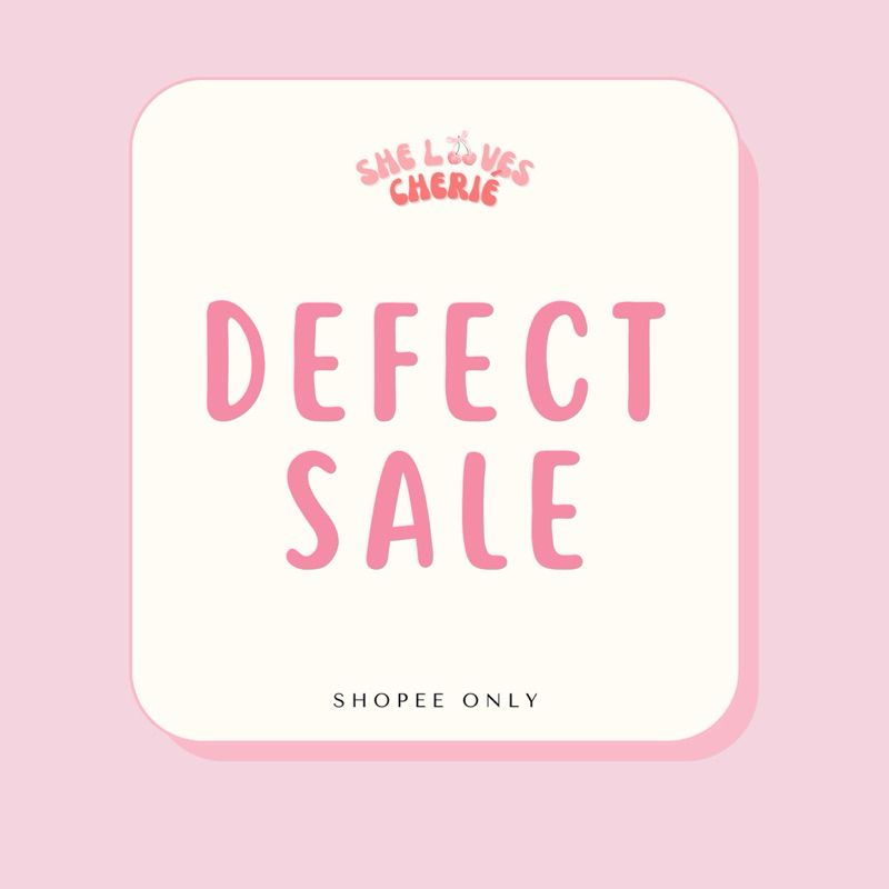 Jual Defect Sale She Loves Cherie | Shopee Indonesia