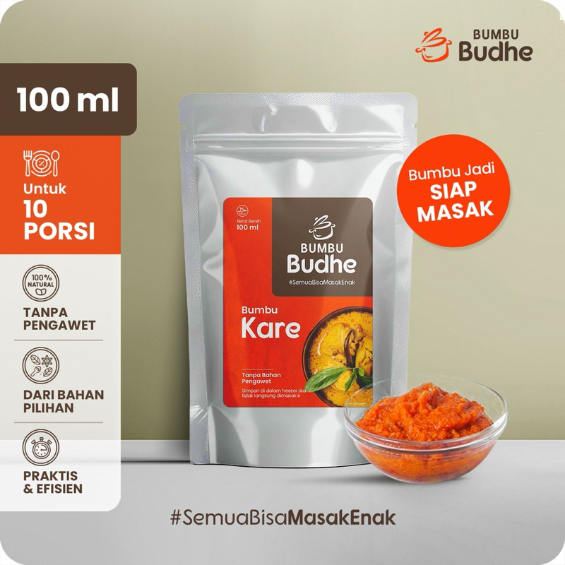 Jual Bumbu Kare 100 ml - Bumbu Budhe | Kare Ayam | Kare Daging | Bumbu ...