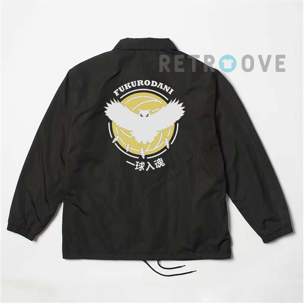 Jual Jaket Coach Haikyuu Fukurodani / Jaket Windbreaker | Shopee Indonesia