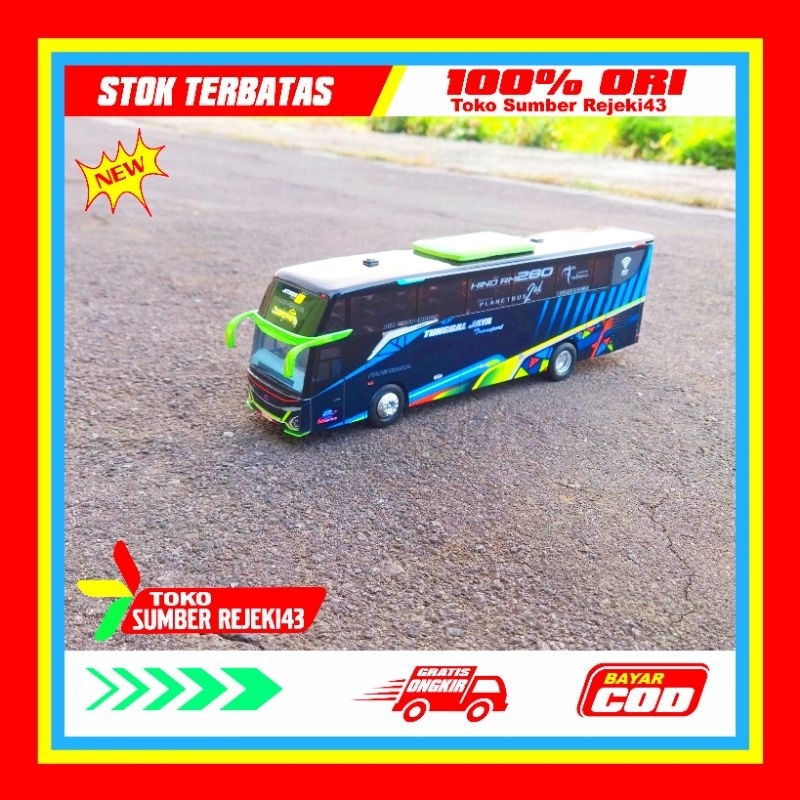 Jual miniatur bus tunggal jaya jedha jetbus 5 miniatur bus murah skala ...