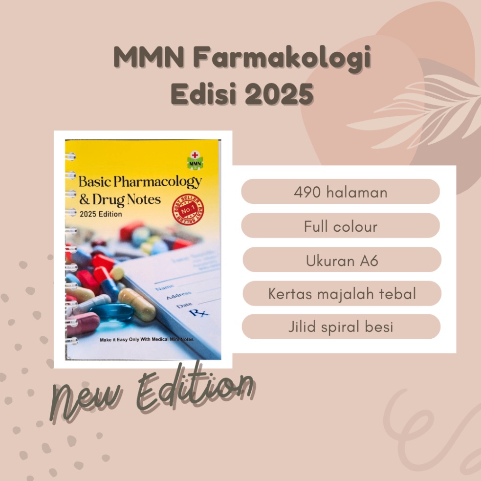 Jual KODE N22C Medical Mini Notes Basic Pharmalogy Drugs MMN ...