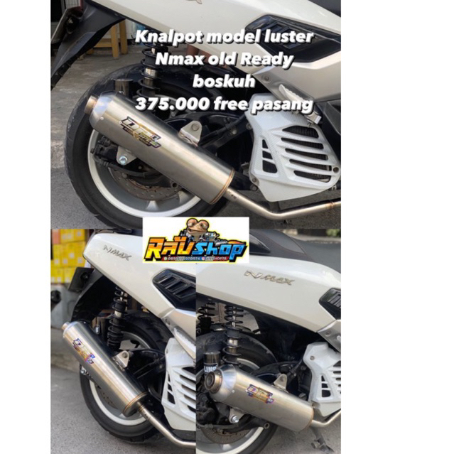 Jual knalpot full stainlesss model luster PNP nmax old, nmax new, aerox ...