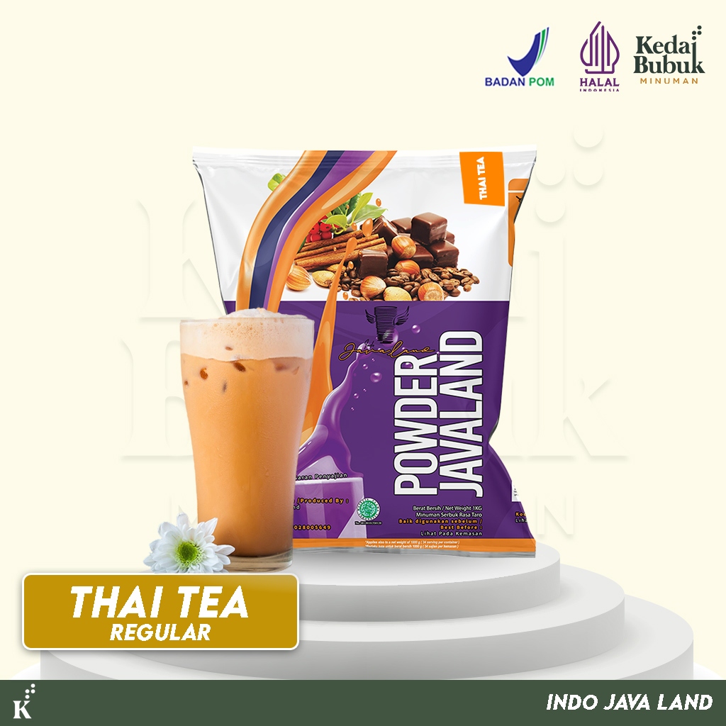Jual Javaland Bubuk Minuman Rasa Thai Tea / Teh Thailand 1Kg - Regular ...