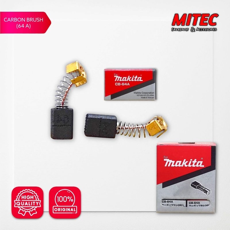 Jual CB 64 A Makita Carbon Brush 64 A Original Makita Kul Areng Bostel Spull Bor Maktec MT60 ...