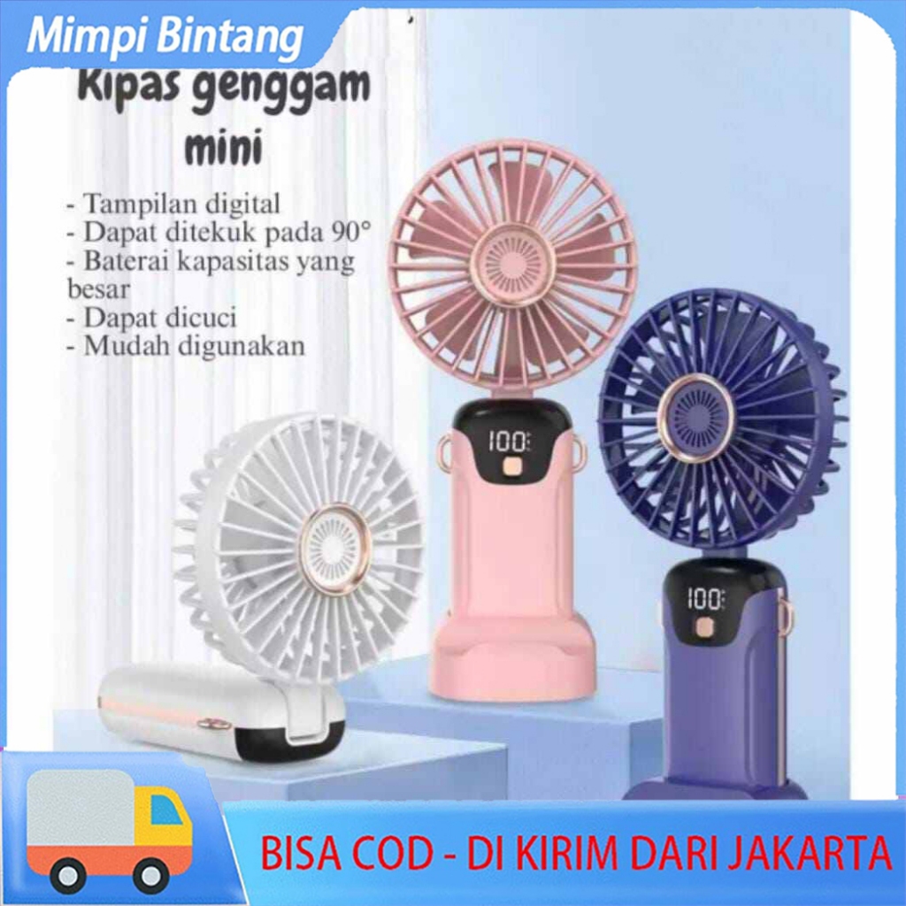 Jual Kipas Genggam USB Mini Portabel Lipat Kipas Kecil Isi Ulang S5 ...