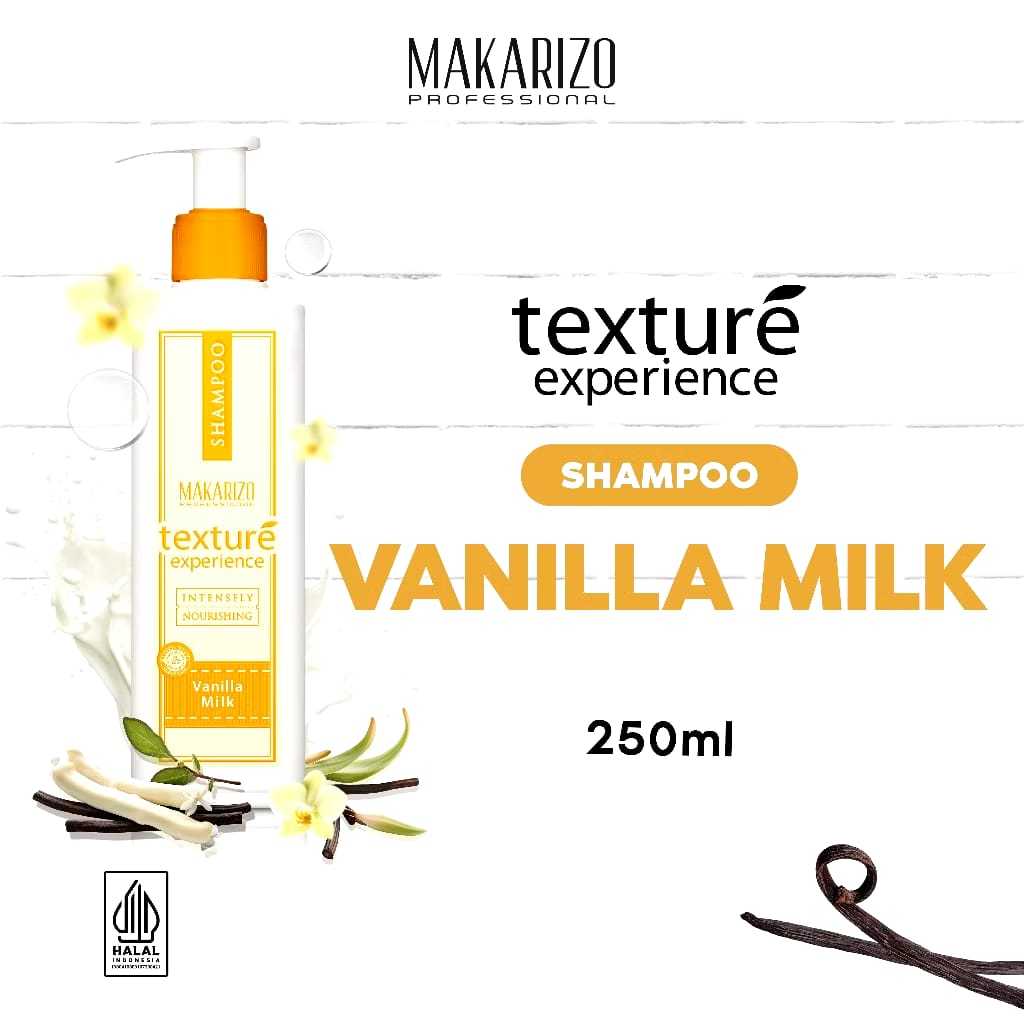 Jual Makarizo Professional Texture Experience Shampoo Vanilla Milk 250 ...