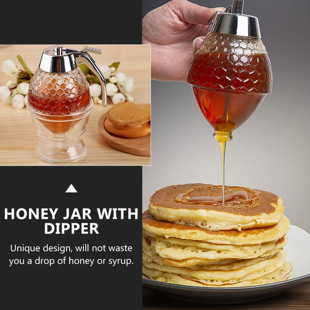 Jual Dispenser Botol Madu Sirup Serbaguna 200ml Transparent | Shopee ...