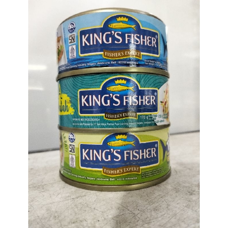 Jual King's Fisher Tuna Can Ikan Tuna Kaleng 170gr Lokal HALAL | Shopee ...