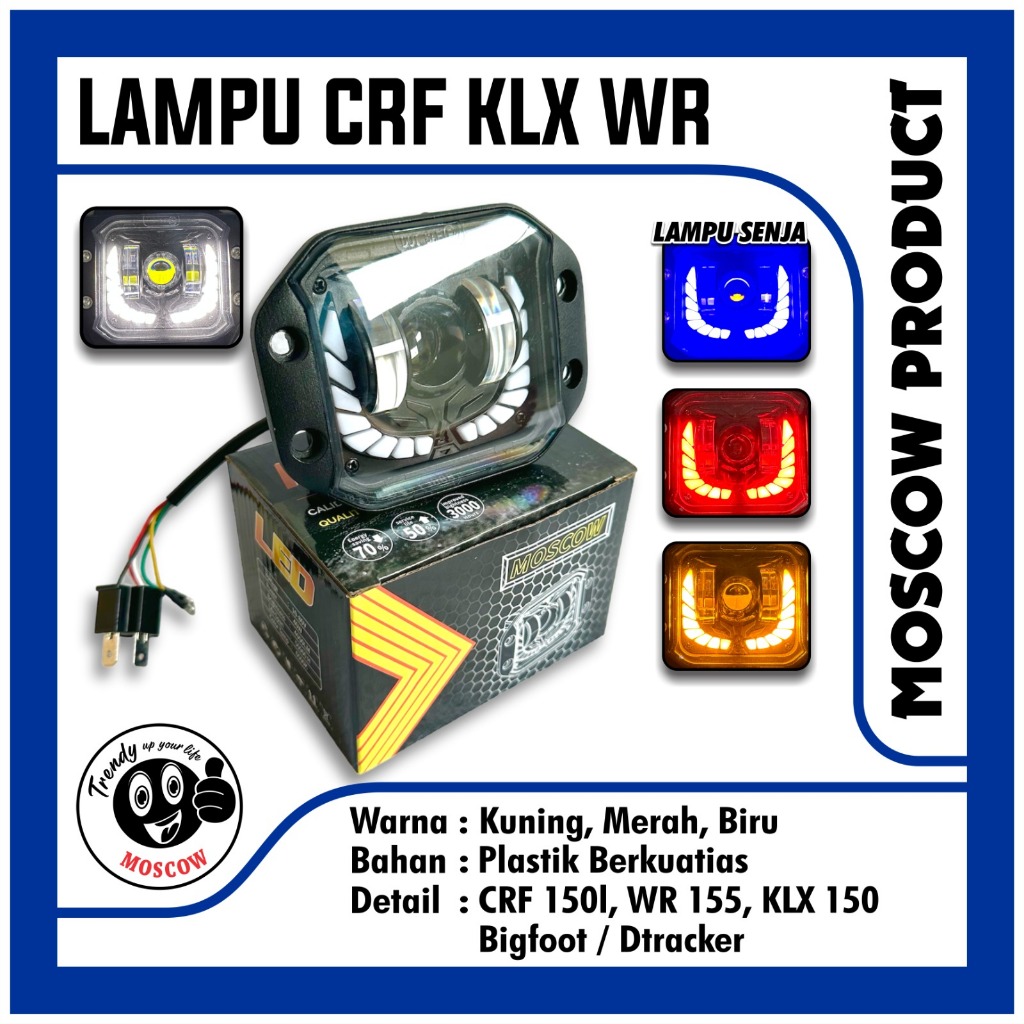 Jual LAMPU LED CRF HEADLAMP REFLEKTOR LAMPU CRF 150 LAMPU DEPAN LED CRF ...