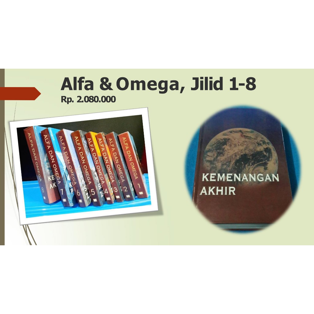 Jual BUKU ROHANI Alfa dan Omega 1 Set (8jilid) | Shopee Indonesia