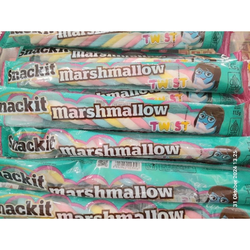 Jual Snackit Marshmallow Twist 11.5g x 10pcs | Shopee Indonesia
