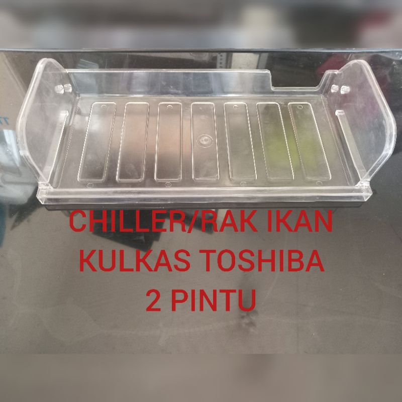 Jual CHILLER.RAK IKAN KULKAS TOSHIBA GLACIO 2 PINTU.SECOND ORI | Shopee Indonesia