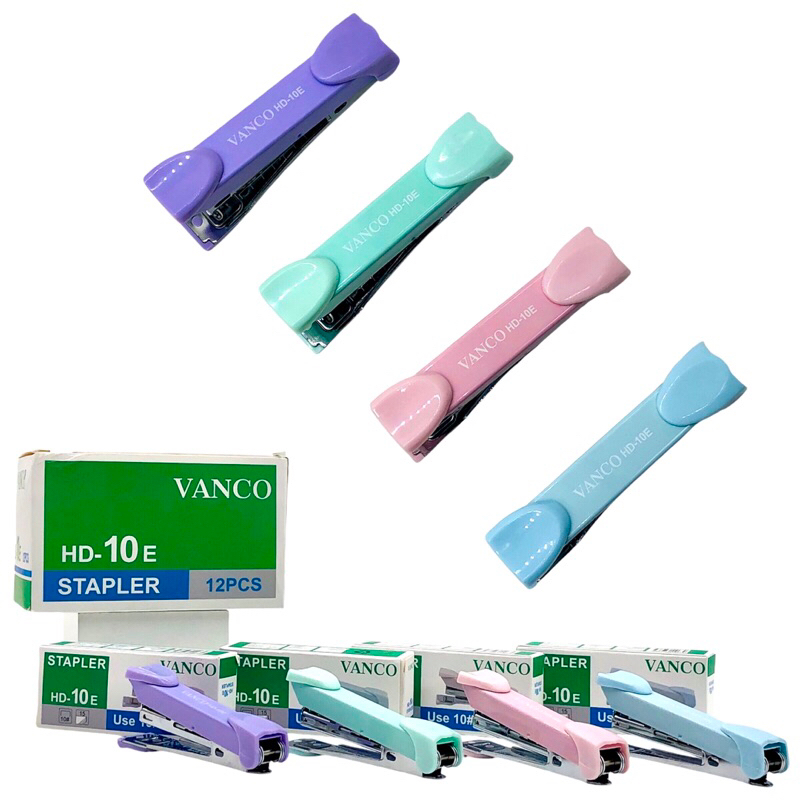 Jual STAPLER HD-10E VANCO PASTEL COLOUR / ALAT JEPRETAN | Shopee Indonesia