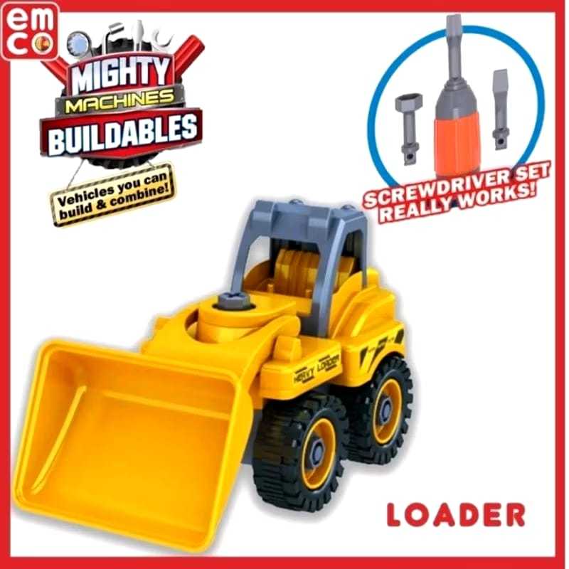 Jual Emco Mighty Machines Buildables LOADER | Shopee Indonesia