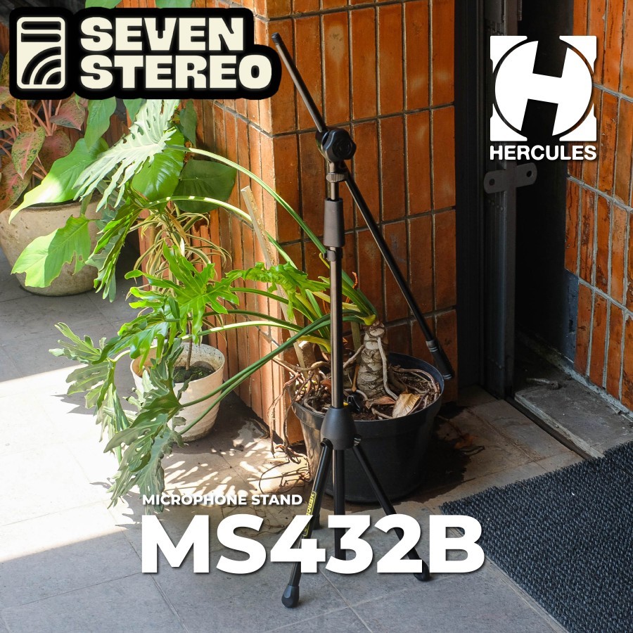 Jual Hercules MS432B Tripod Mic Stand With Boom | Shopee Indonesia