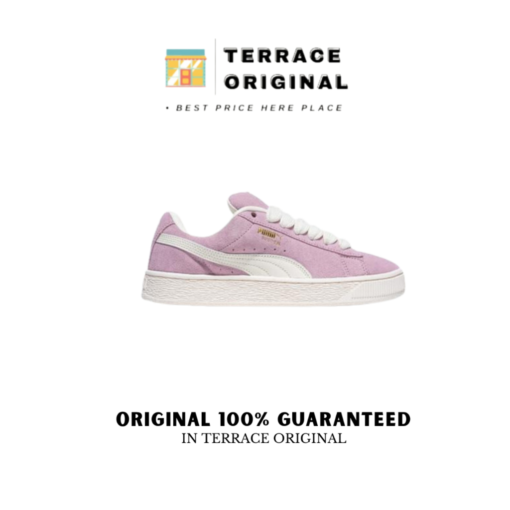 Jual Sepatu Puma Suede Xl Grape Mist Warm White | Shopee Indonesia
