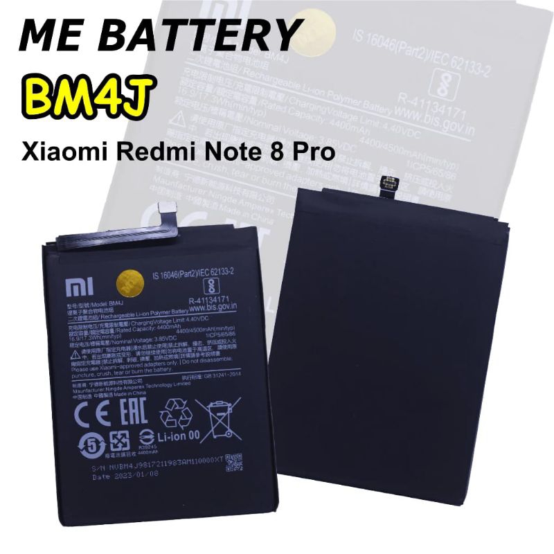 Jual Baterai Batre Battery Xiaomi Redmi Note 8 Pro/BM4J ORIGINAL ...