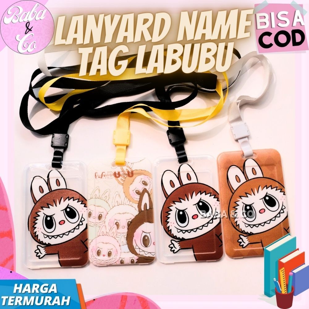 Jual LANYARD LABUBU NAME TAG ID CARD LABUBU LUCU UNIK LANYARD NAME TAG ...