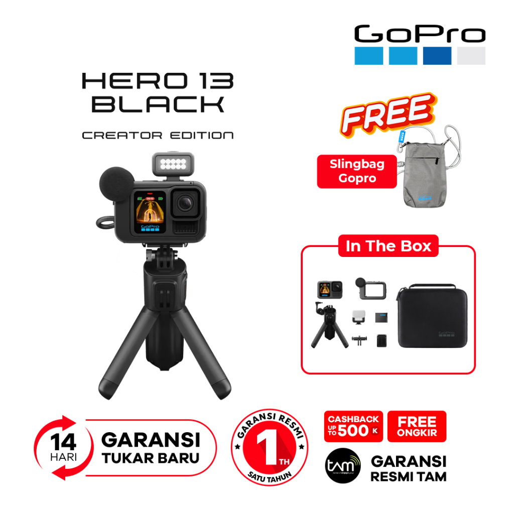 Jual GoPro HERO 13 Black Creator Edition / GoPro 13 Creator Combo ...