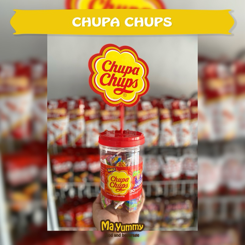 Jual Permen Chupa Chups 1pcs ( Cola & Strawberry ) | Shopee Indonesia