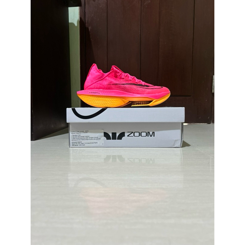 Jual Nike air zoom alphafly next 2% hyper pink laser | Shopee Indonesia
