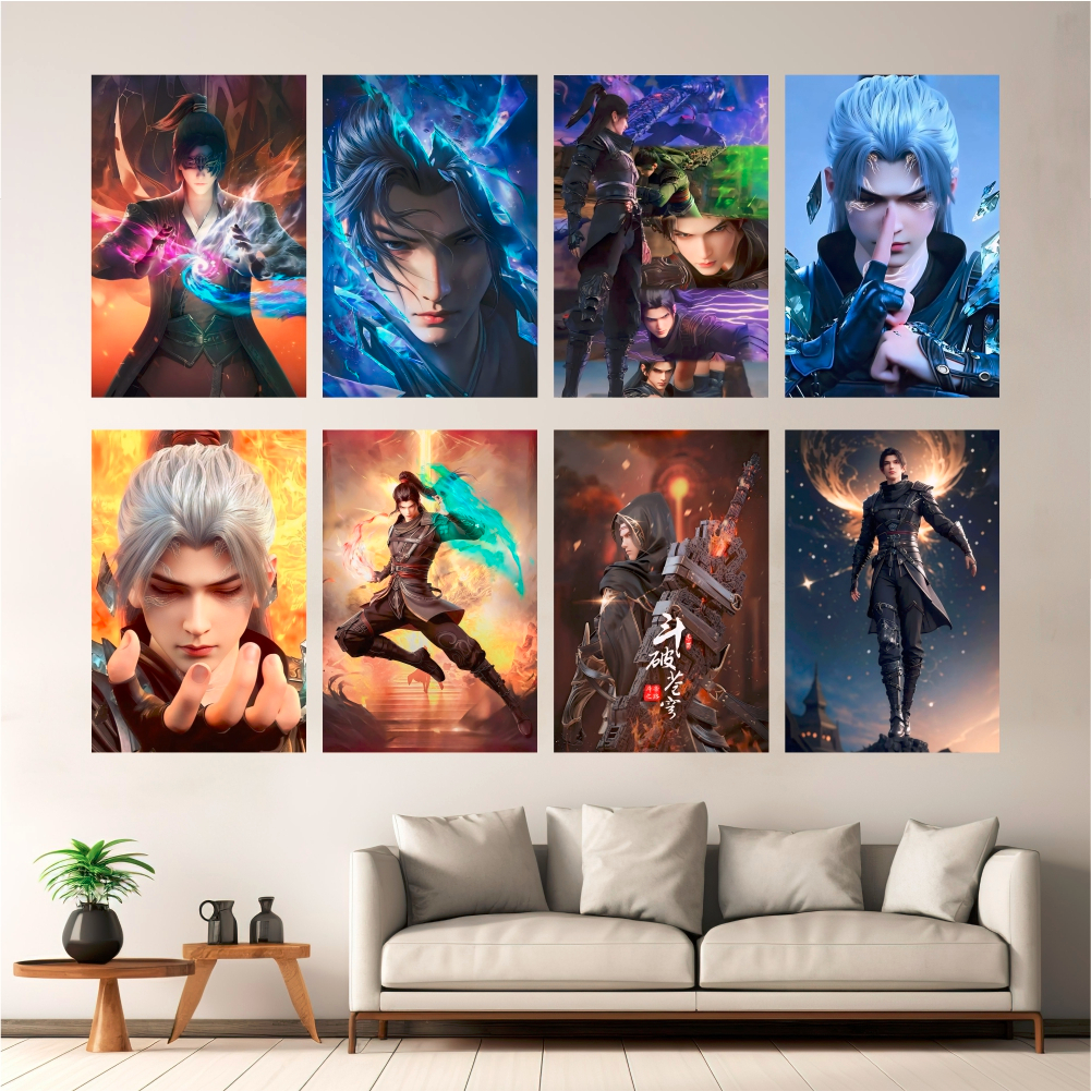 Jual Hiasan Dinding Anime Battle Trough The Heaven BTTH | Poster Kayu ...