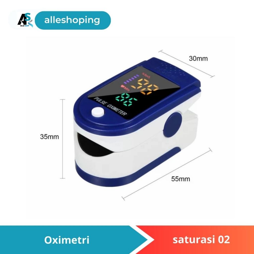 Jual oxymeter, pulse oximeter finger, saturasi 02 | Shopee Indonesia