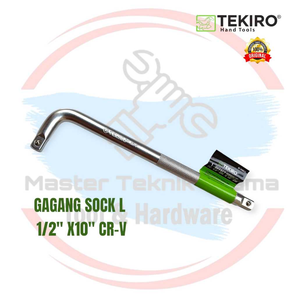 Jual TEKIRO Gagang Kunci Shock L 10 Inch DR 1/2" - Stang Sok L - L ...