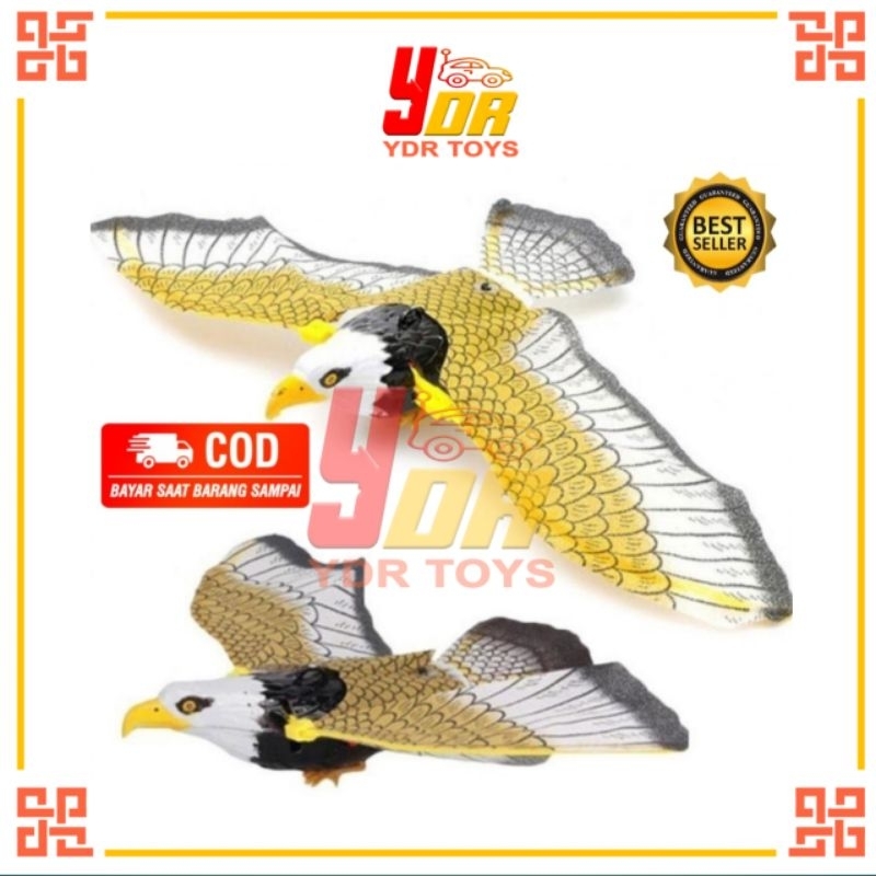 Jual MAINAN ANAK BURUNG ELANG GANTUNG PAKAI BATERAI ADA SUARA DAN MATA ...