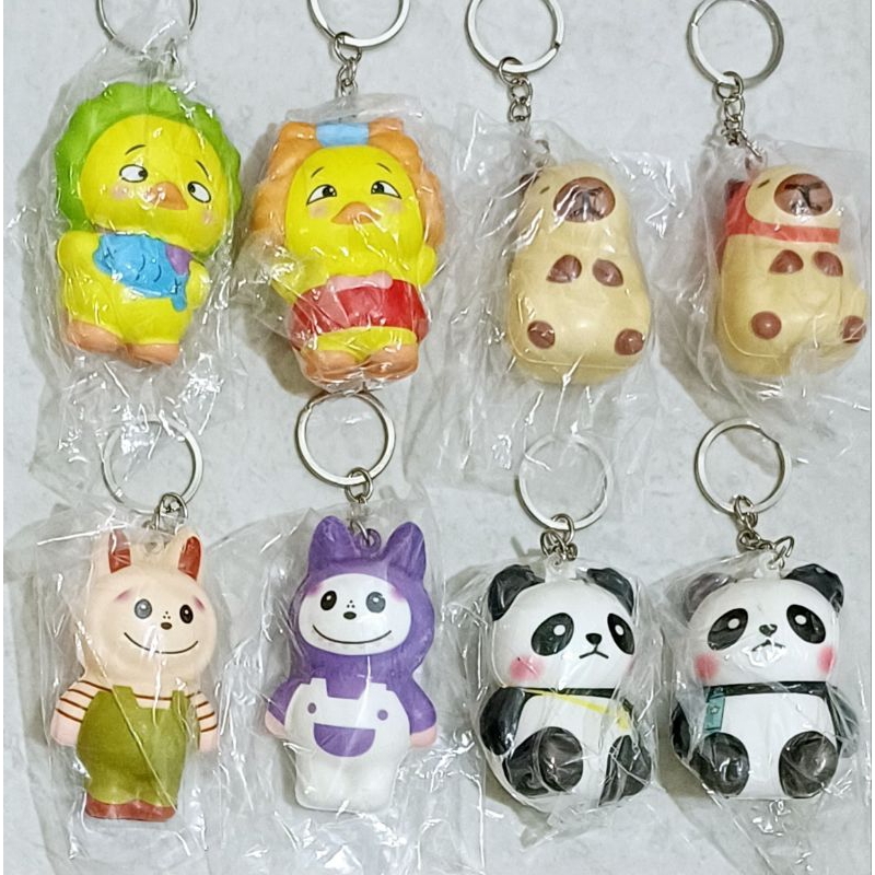 Jual Gantungan Kunci Ganci Keychain Squishy Labubu The Monster Macaron ...