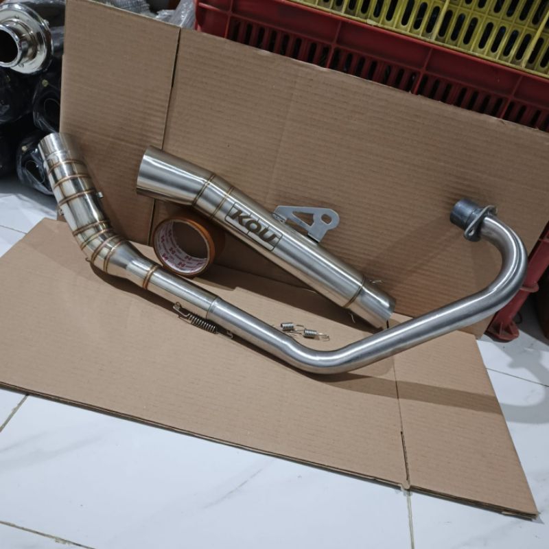 Jual 1 set Super open Kou tube type for Raider 150 Carb 150 fi Tmx 155 ...