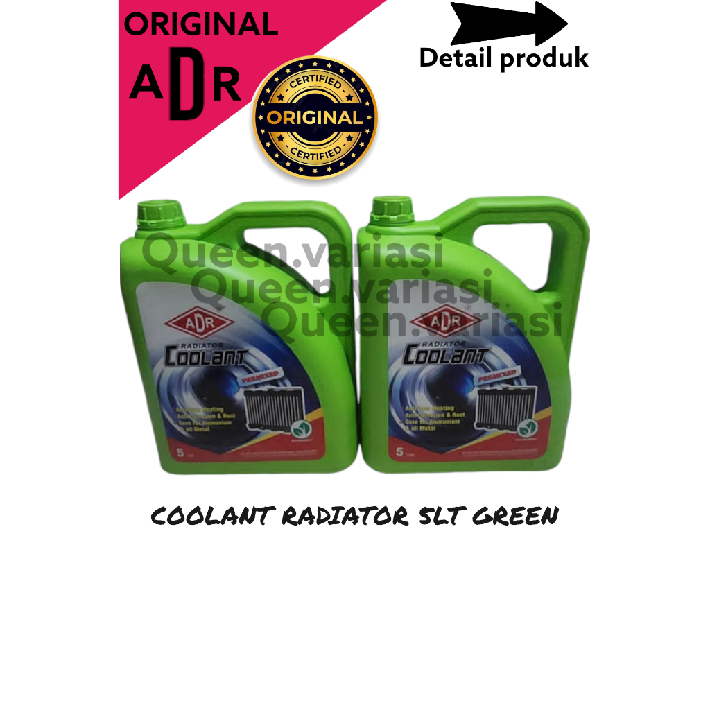 Jual COOLANT RADIATOR ADR GREEN 5LITER | Shopee Indonesia