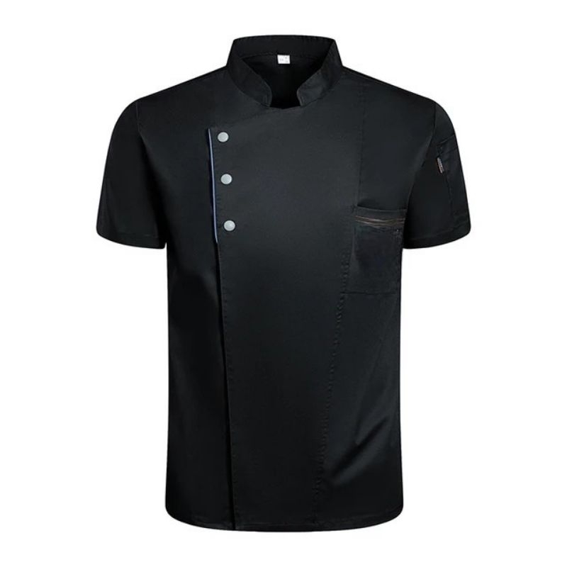 Jual Baju Chef Baju Koki Chef jacket lengan pendek Unisex ( kode K.t ...