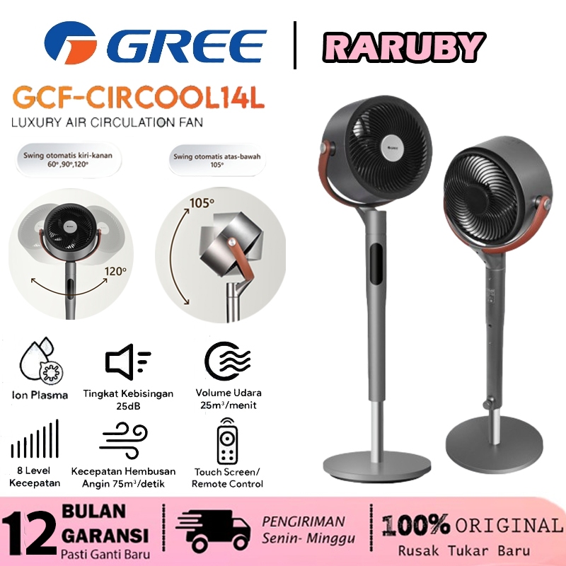 Jual Gree GCF-CIRCOOL14L Air Circulation Fan Ion Plasma Circool Kipas ...