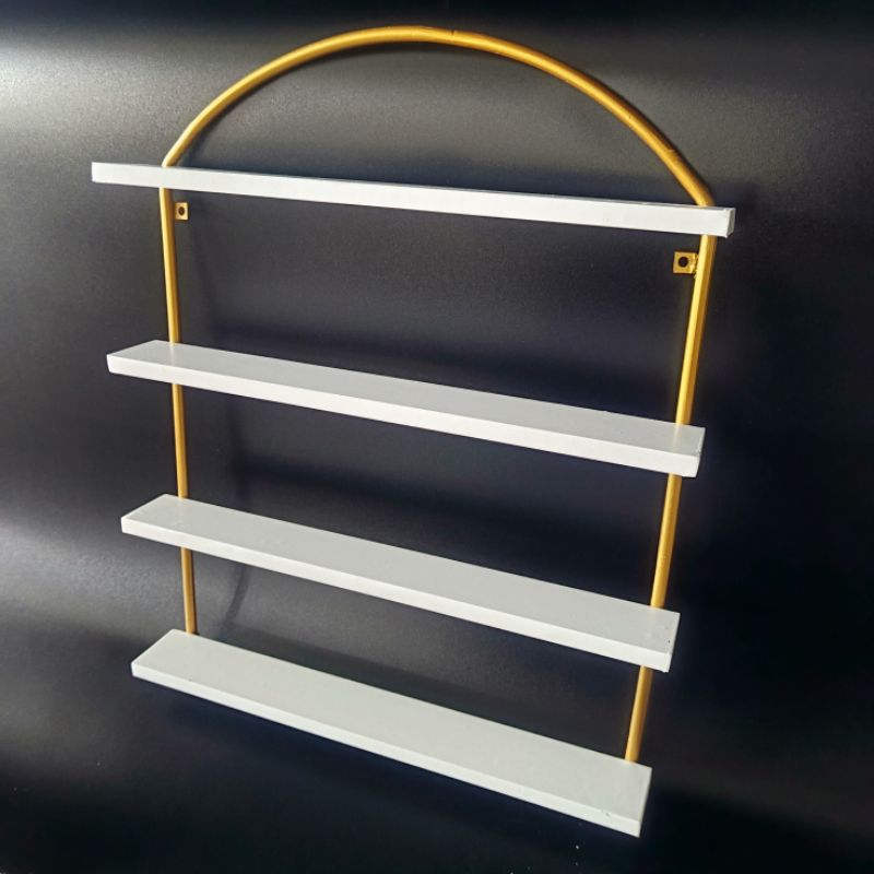 Jual RAK KUTEK DINDING BESI GOLD KUAT UKURAN KECIL ESTETIK | Shopee ...