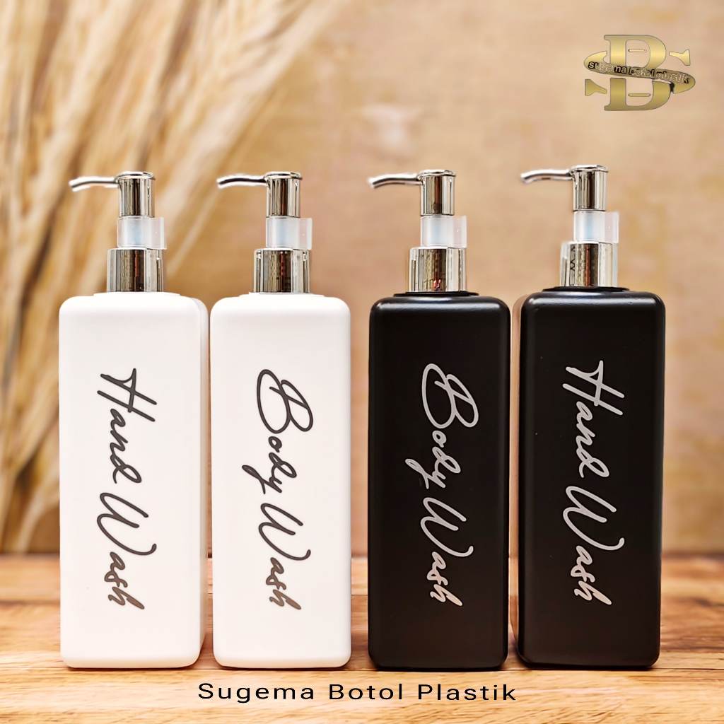 Jual Botol Kemasan Sabun Cair 500ml Model Kotak / Botol 500ml Hdpe Kotak | Shopee Indonesia