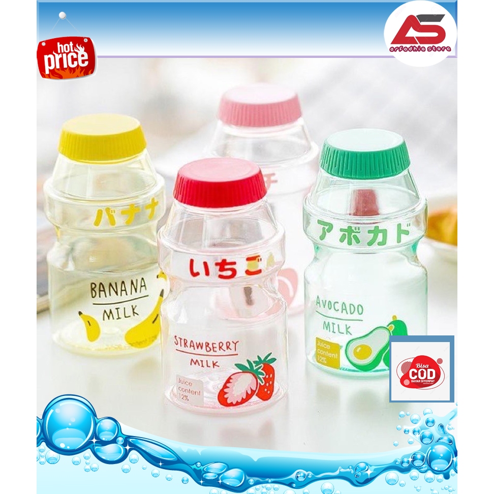 Jual Botol Yakult Transparan Fruits Caracter 480ml | Shopee Indonesia