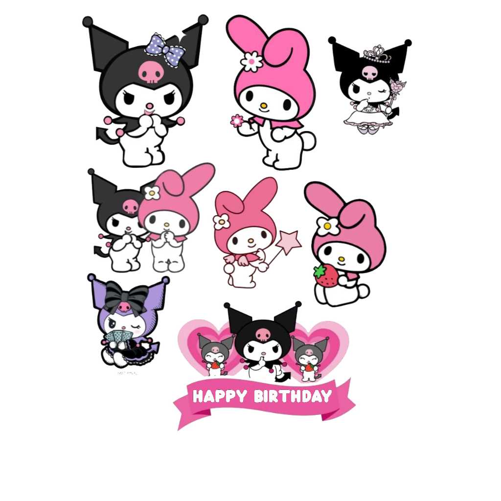 Jual TOPPER CAKE TOPPER ULANG TAHUN TOPPER ULTAH / HIASAN KUE KUROMI ...