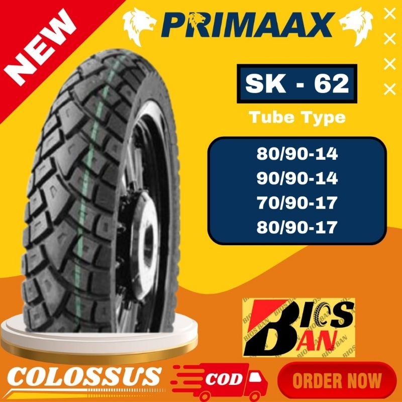 Jual BAN PRIMAAX SK-62 RING 14 17 TUBETYPE/NON TUBELESS/SEMI TRAIL ...